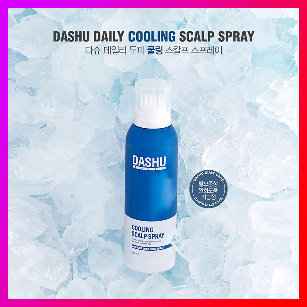 [DASHU] Daily Cooling Scalp Spray 200ml scalp cooling spray | Shopee ...