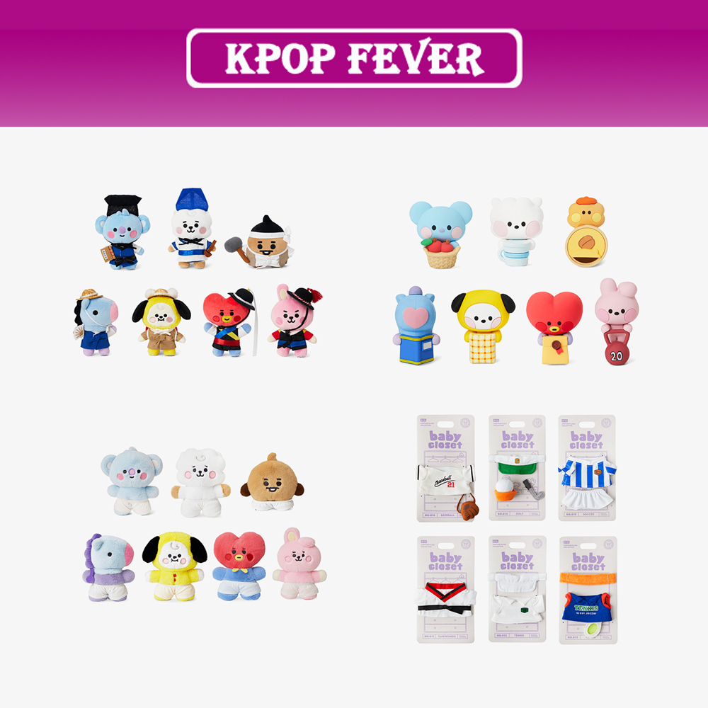 BTS - [BT21 2023 MD] 23 K-edition Medium Plush / 23 Minini Multi figure / 23 Baby Costume Plush ...