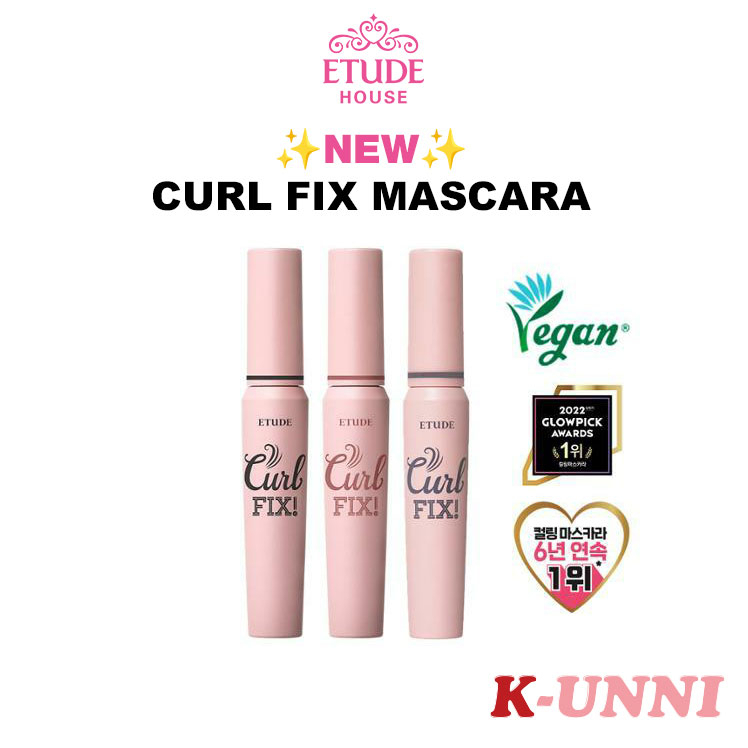 [ETUDE] NEW Curl Fix Mascara 3 Colors 8g 1ea 1+1ea / Ready Stock | Shopee Malaysia