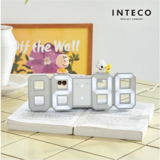 [Peanuts] SNOOPY LED Number Time Clock / Digital Clock / Table Clock ...
