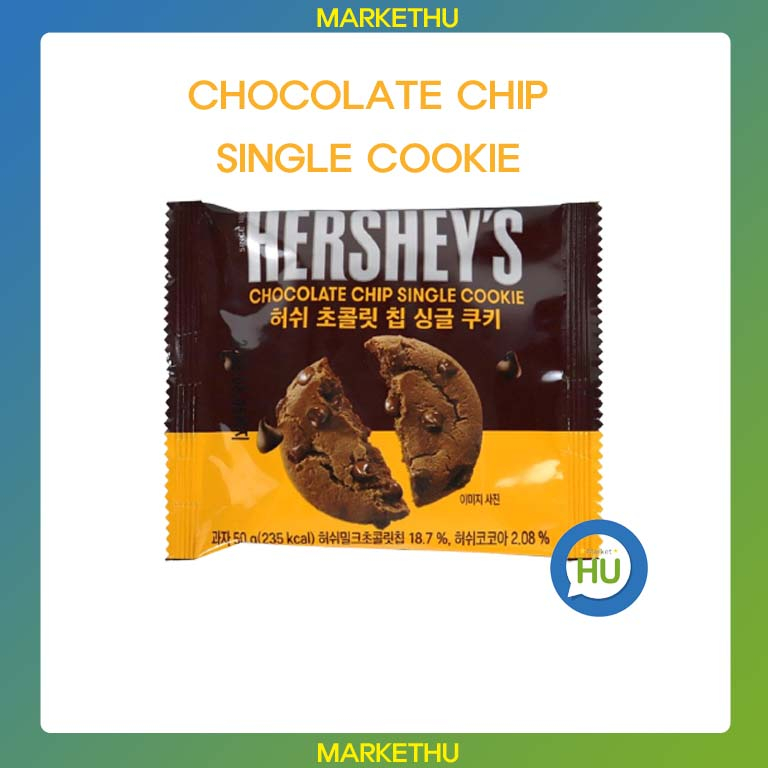[HERSHEY]Chocolate chip cookie single original 50g, white chip 50g ...