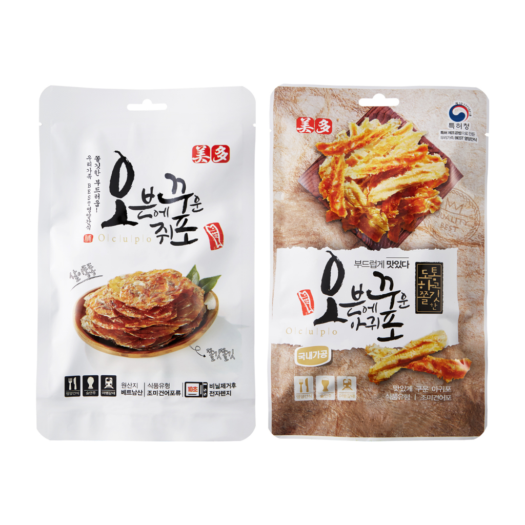 [MIDA] Korean Oven-roasted Dried Filefish Monkfish Jerky Snack 50g ...