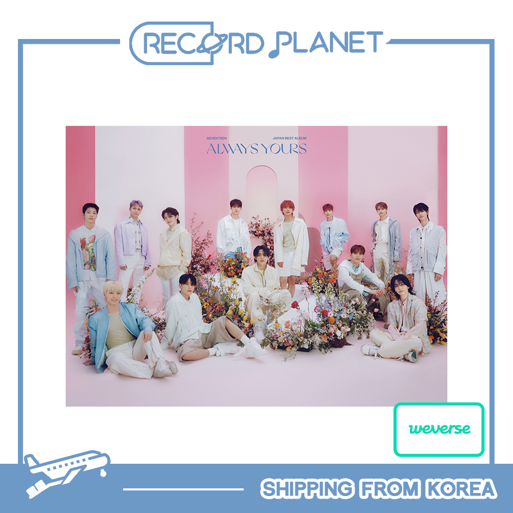 [POB] SEVENTEEN - ALWAYS YOURS Type A to D / Standard / Flash Price JAPAN BEST ALBUM + Free Gift ...