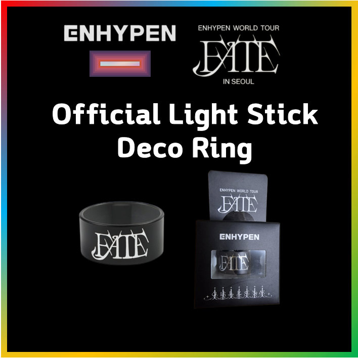 ENHYPEN WORLD TOUR FATE Official Light Stick Deco Ring | Shopee Malaysia