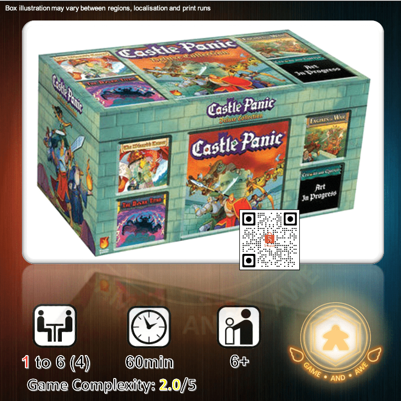 [GNA] KS Ed. Castle Panic : Deluxe Collection 1P - 6P Family Strategy Board Game [Authentic ...