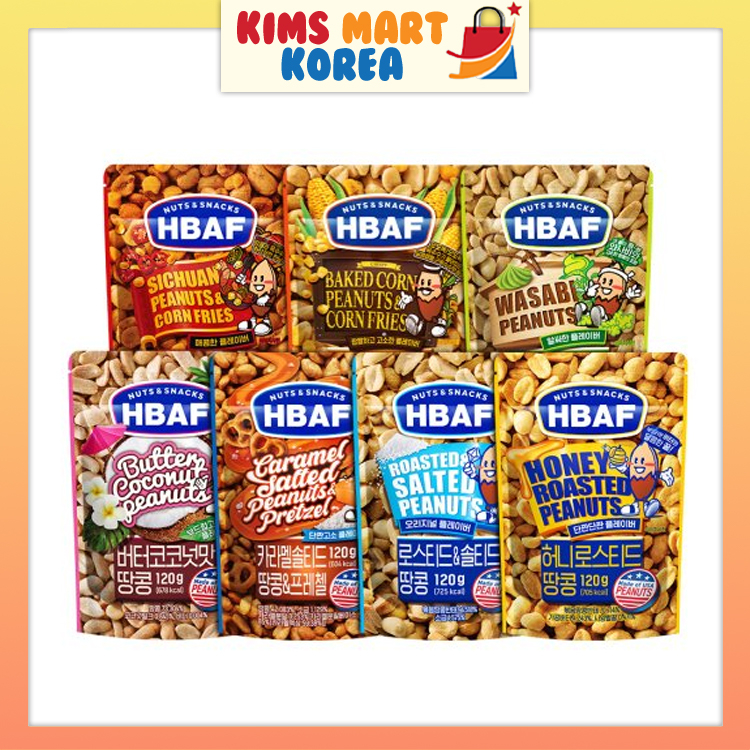 HBAF Flavored Peanut 100% USA Peanuts Honey Roasted, Salted, Baked Corn Sichuan Spicy Wasabi ...