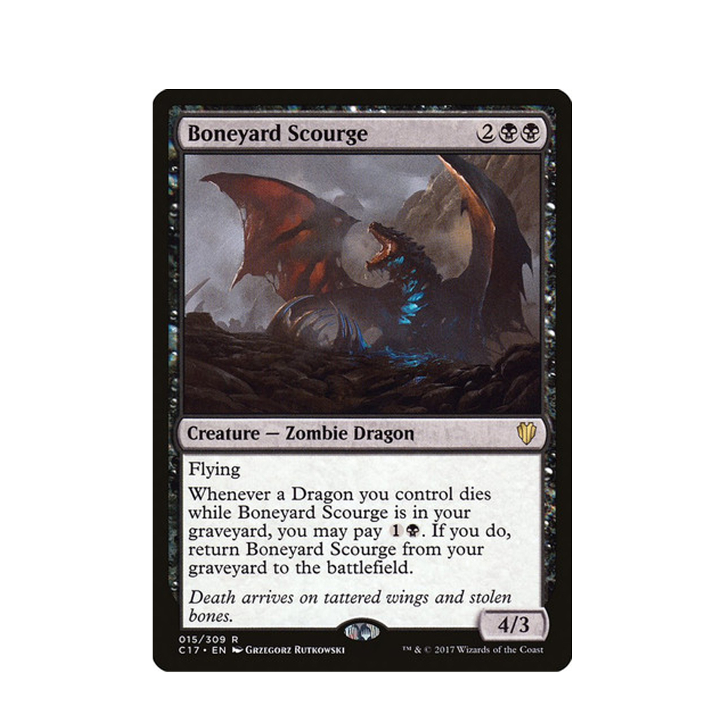Magic The Gathering - Boneyard Scourge Card (Commander 2017) | Shopee ...
