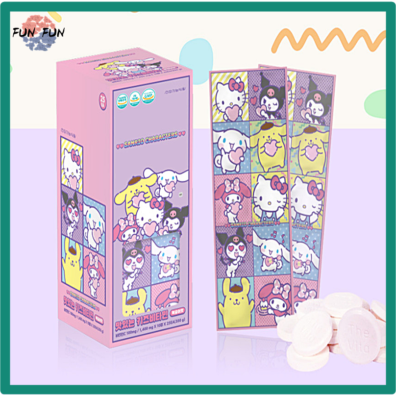 ATEX Sanrio Hello Kitty Kids Vitamin C 250Tablets 350g | Shopee Malaysia