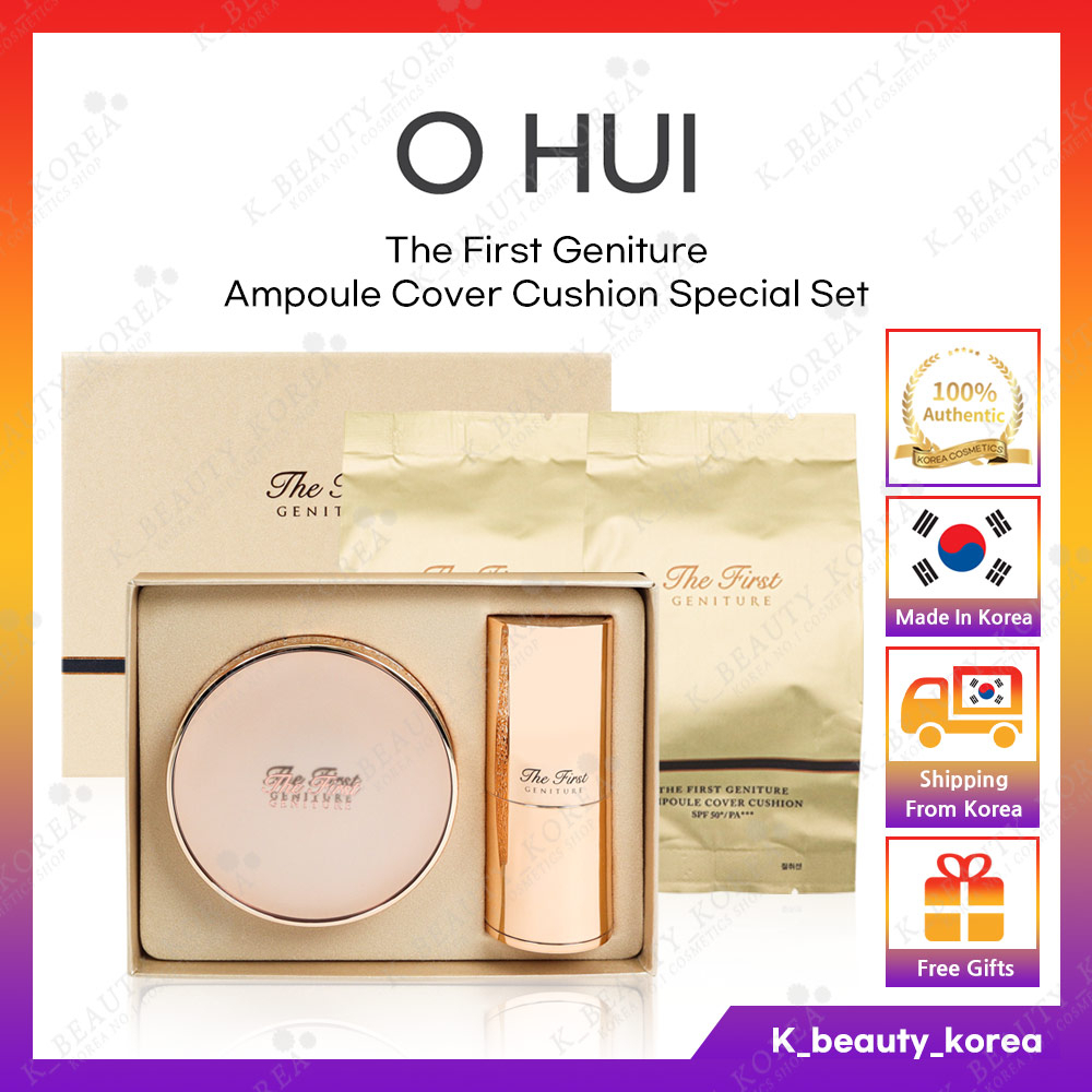 [O HUI] The First Geniture Ampoule Cover Cushion Special Set [15g x 3ea ...