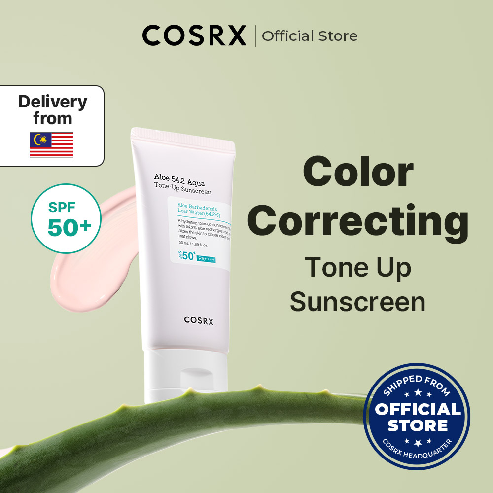 [COSRX OFFICIAL] Aloe 54.2 Aqua Tone-up Sunscreen SPF 50+ PA++++ 50ml ...