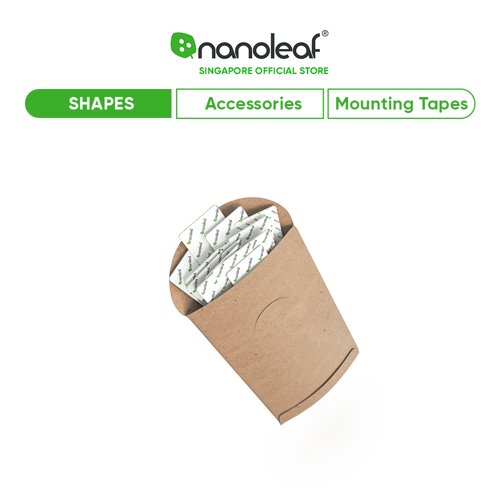 Nanoleaf Shapes Mounting Tapes (Hexagons and Triangles) (25 pcs ...