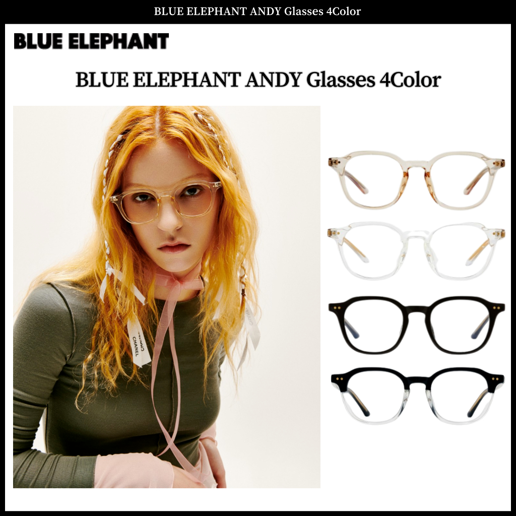 BLUE ELEPHANT ANDY Glasses 4Color 100% genuine | Shopee Malaysia