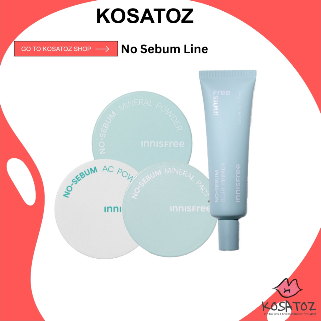 Innisfree No Sebum Mineral Powder 5g / Moisture Powder 5g / Mineral ...