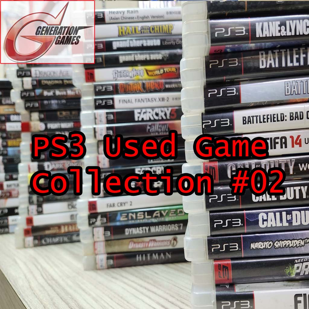 PS3 Used Games Collection 02 (Choose Your Game) | Shopee Malaysia