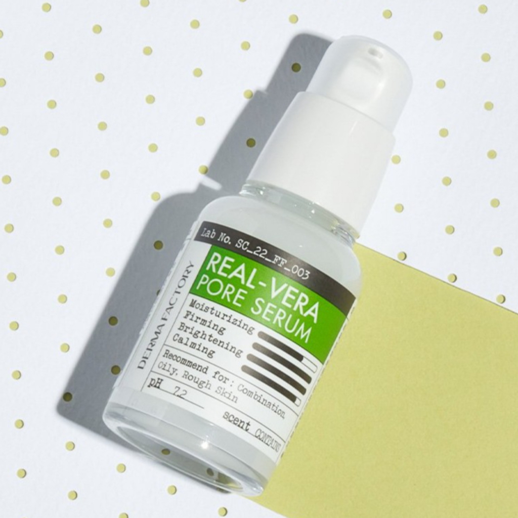Derma Factory Real Vera Pore Serum 30ml Bifida Fermented Niacinamide ...