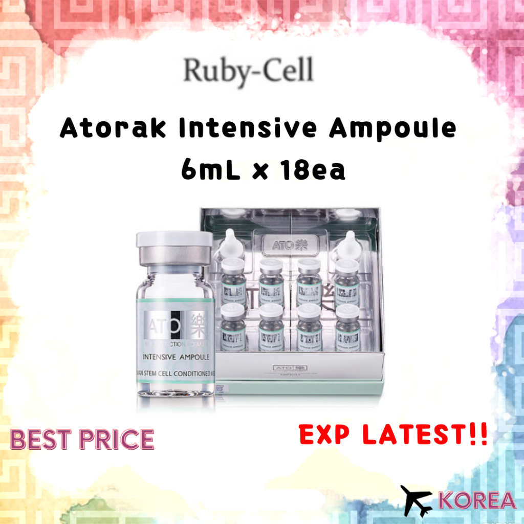 Ruby Cell Atorak Intensive Ampoule 6mL x 18ea / Ruby-cell rubycell | Shopee Malaysia