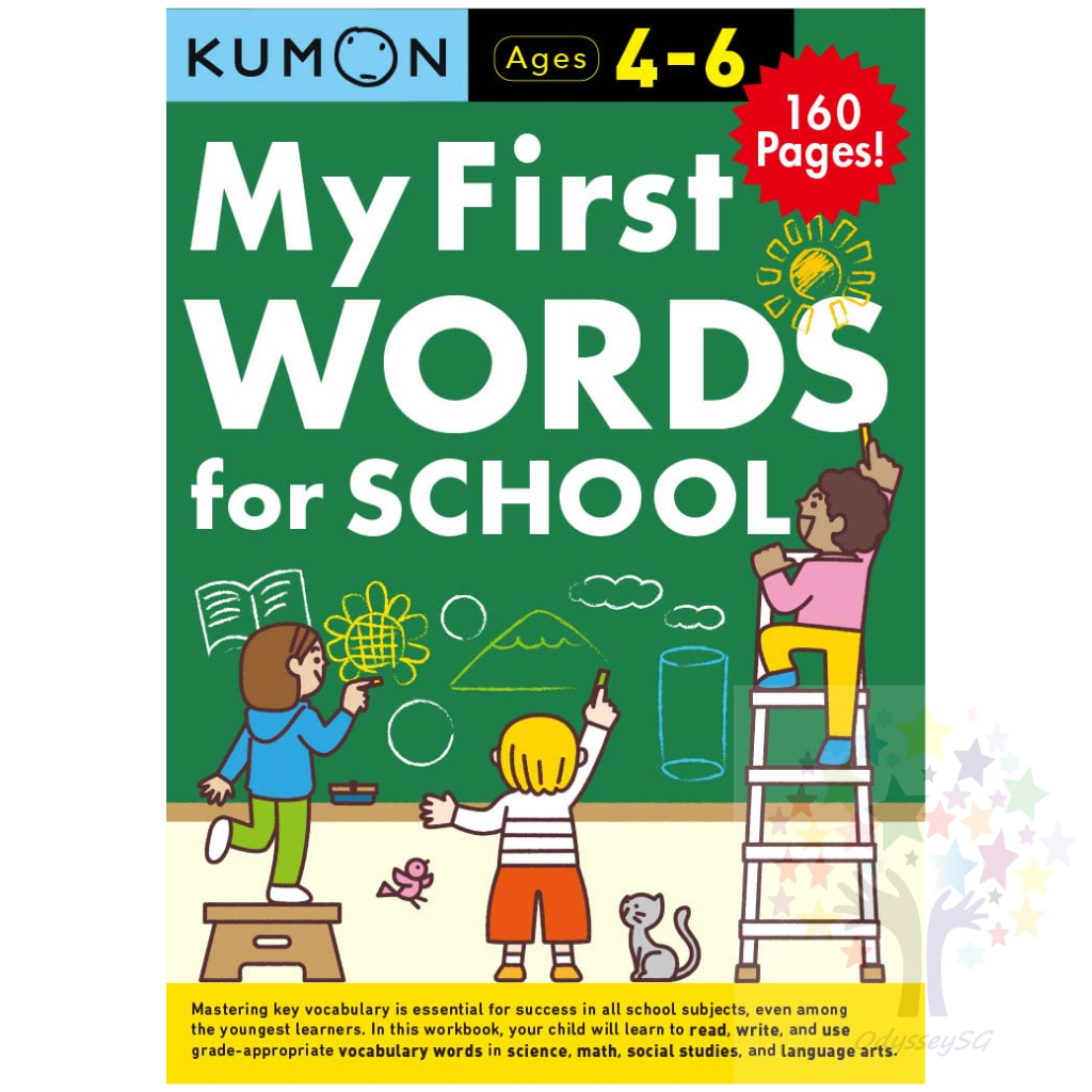 Kumon - My First Words for School - Bindup - 160 Pages - Age 4-6 ...