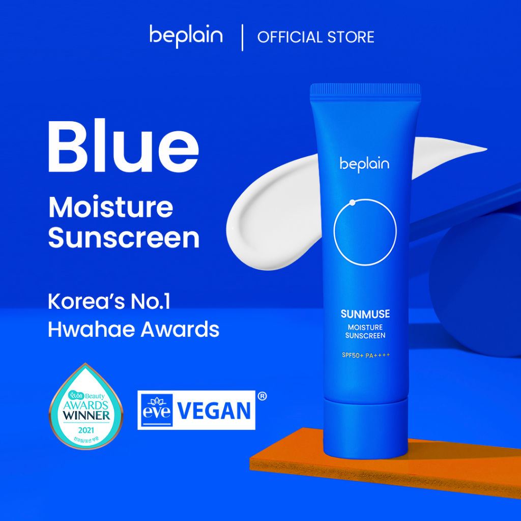 beplain Sunmuse BLUE Moisture Sunscreen 50ml | Shopee Malaysia