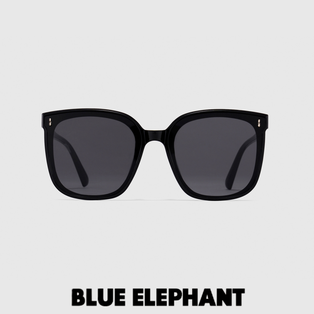 [BLUE ELEPHANT] NEW VAINT black | Chic Elegance Korean Style Sunglasses | Rectangle Frames / UV ...
