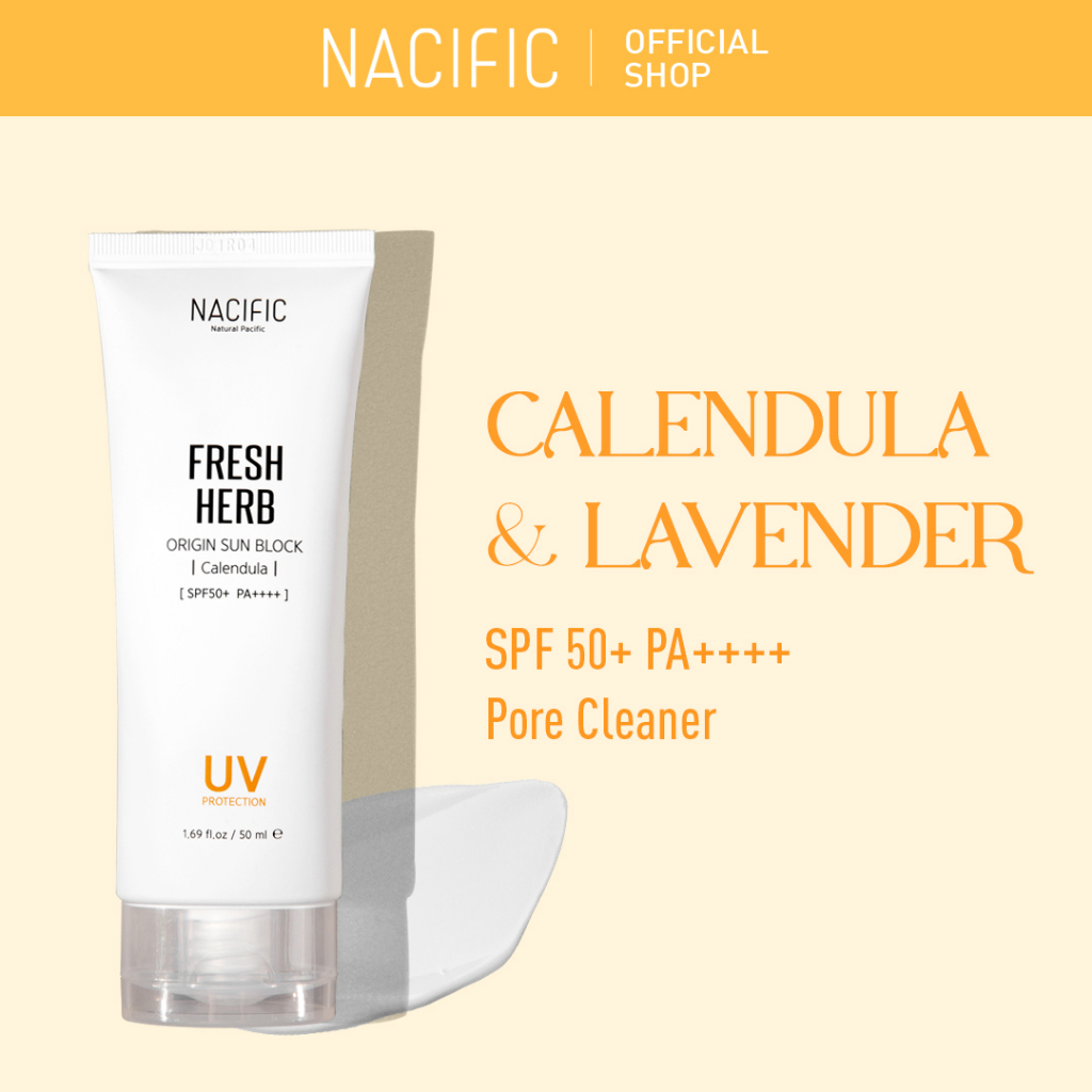 [NACIFIC] Fresh Herb Origin Sunblock 50ml - UV Shield | Shopee Malaysia