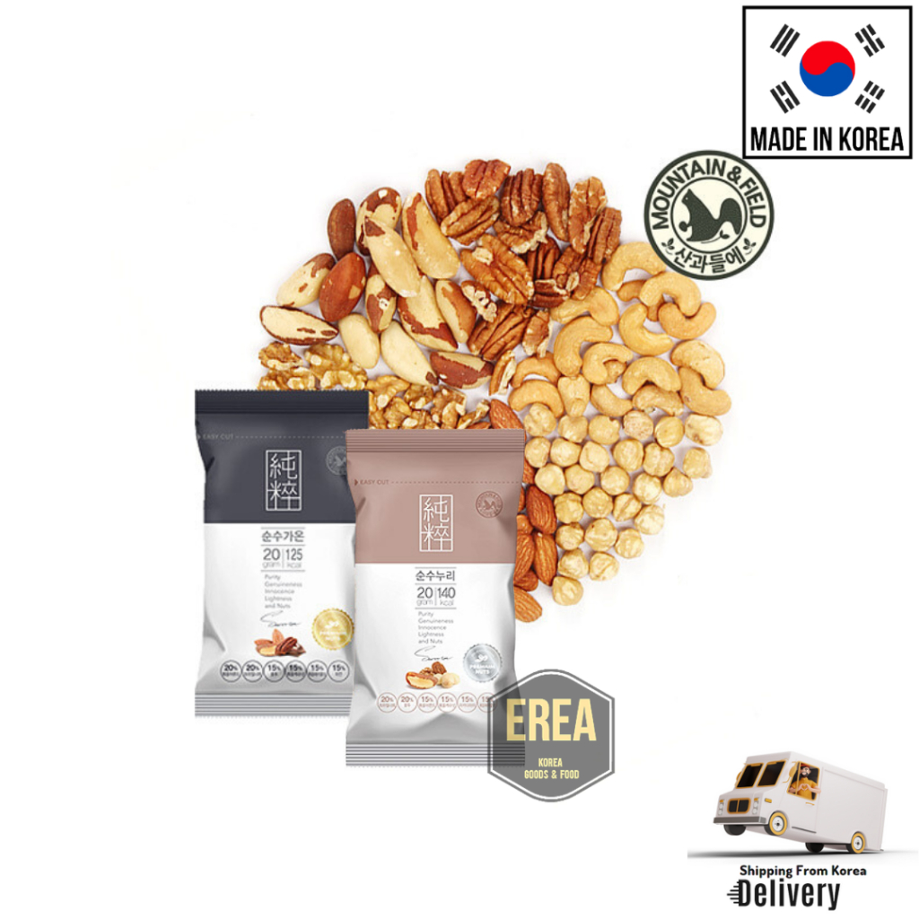 Daily nuts and Pure Gaon Pure Nuri 100 packs a day 20g Mixed Nut ...