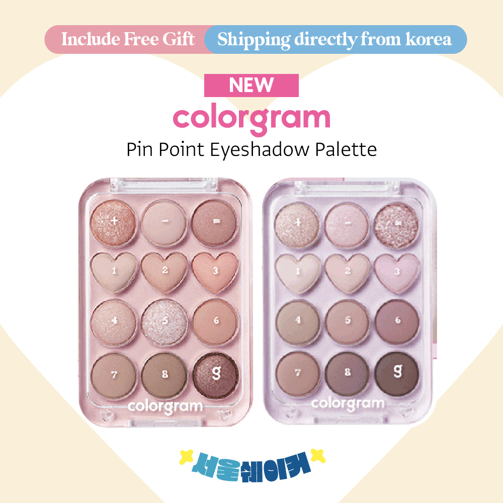 [Colorgram] Pin Point Eyeshadow Palette 9.9g (2Types) | Shopee Malaysia