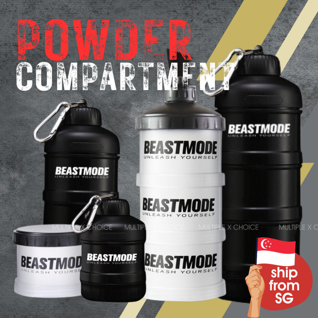BEASTMODE Stackable Powder Container (Various Sizes) | Shopee Malaysia