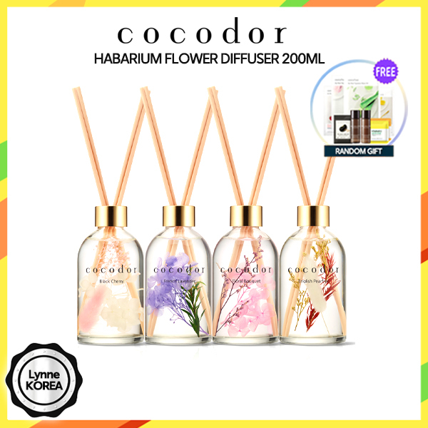 COCODOR Herbarium Diffuser 200ml + Flower + fiber stick 5P / Reed ...