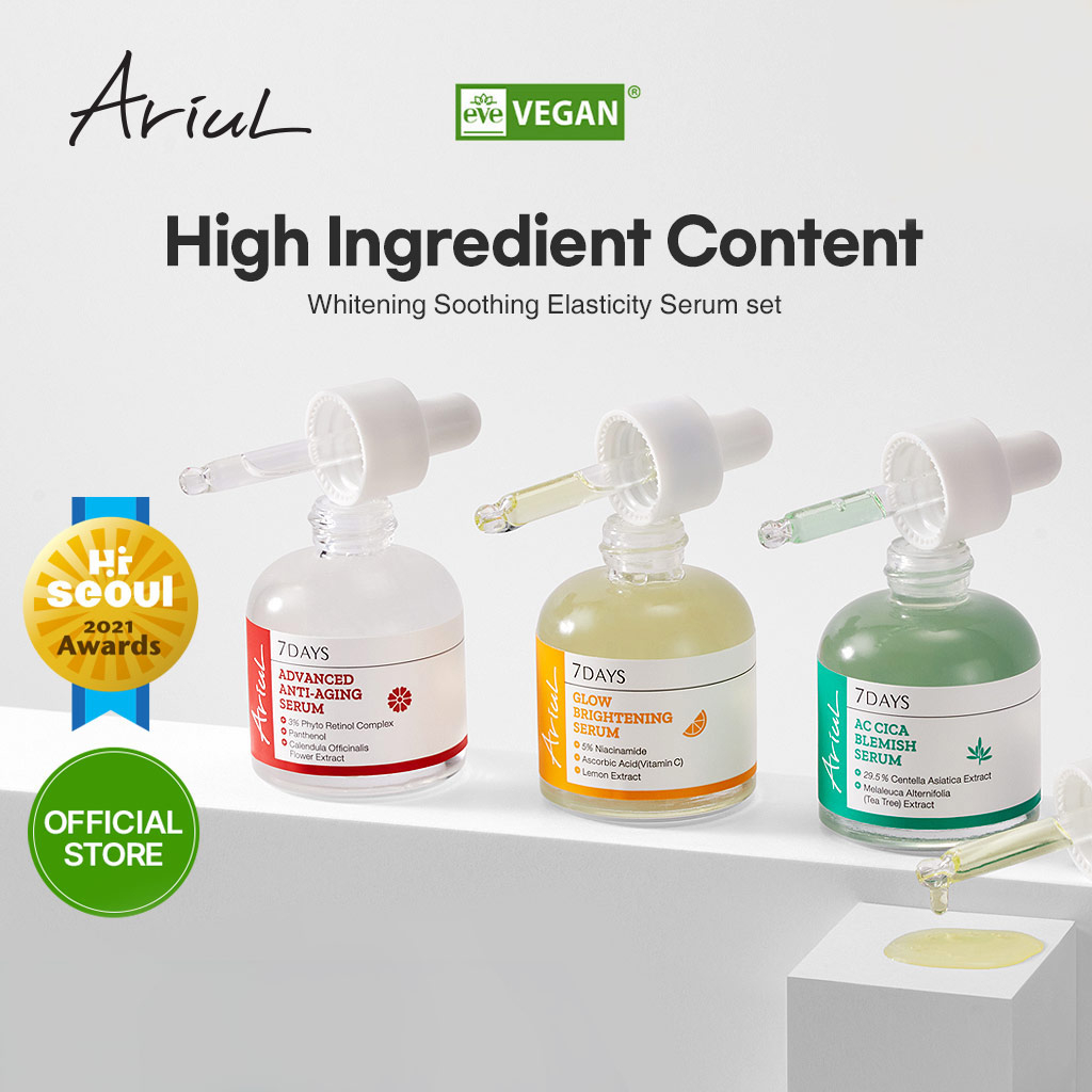 [Ariul Official] 7days Serum 20ml 1+1+1 3types, Brightening Niacinamide ...
