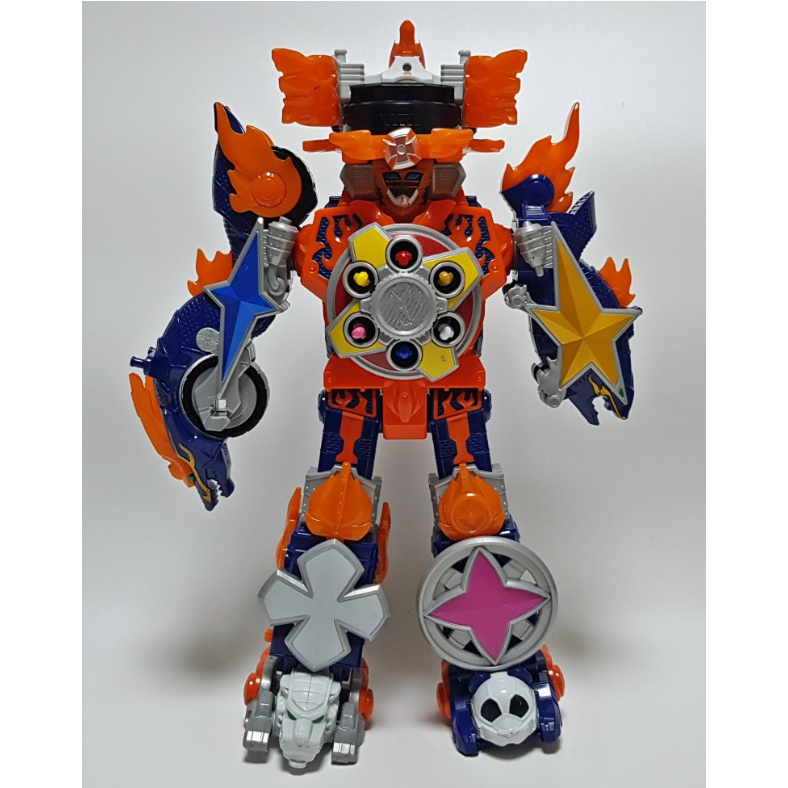 BANDAI NAMCO - Power Rangers Ninja Force DX Volcano King | Shopee Malaysia