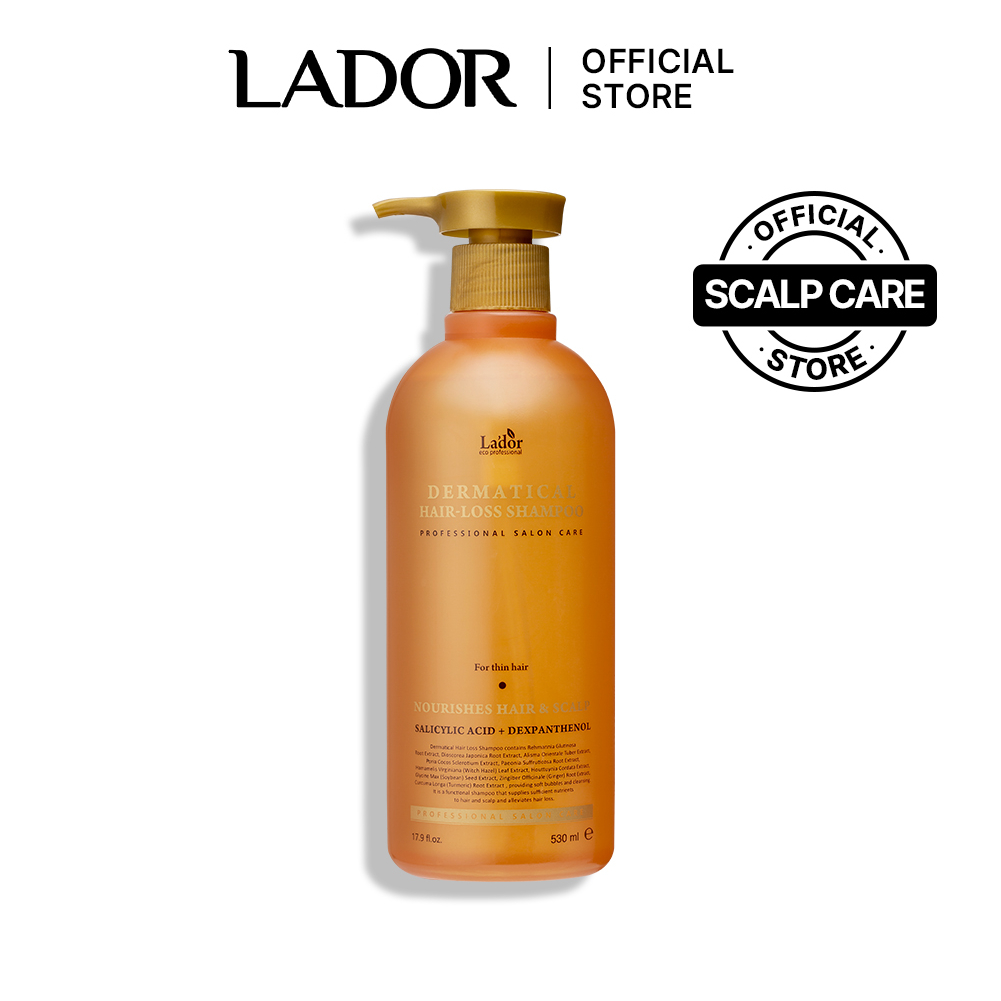 [LADOR] Dermatical Hair-Loss Shampoo (For Thin Hair) 530ml | Shopee Malaysia