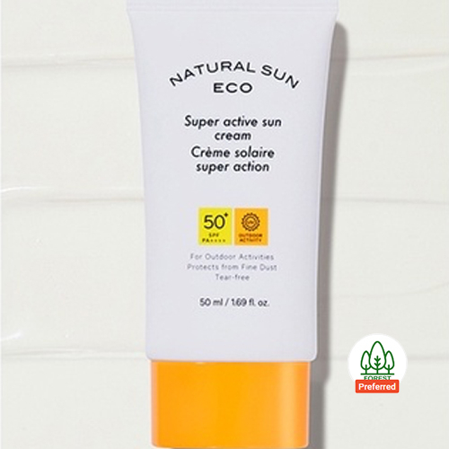 [The Face Shop] Natural Sun Eco Super Active Sunscreen [SPF50+/PA ...