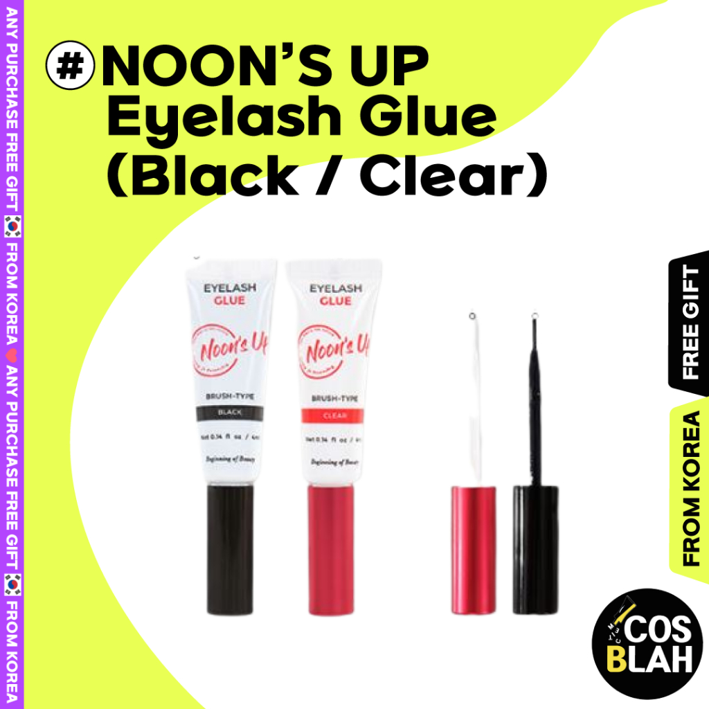 Eyelash Glue [Made In KOREA] [Original] Noon's Up Eye Glue 4ml (Black ...