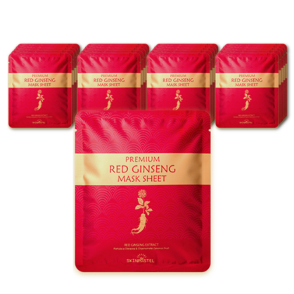 Red Ginseng Mask Pack 10 Sheets, Anti-aging | Shopee Malaysia