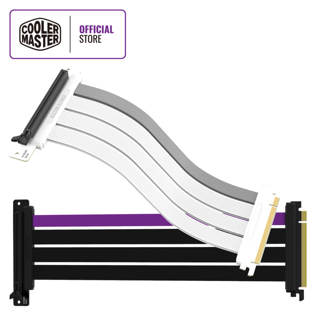 Cooler Master PCI-e 4.0 x16 Riser Cable (200mm & 300mm) | Shopee Malaysia
