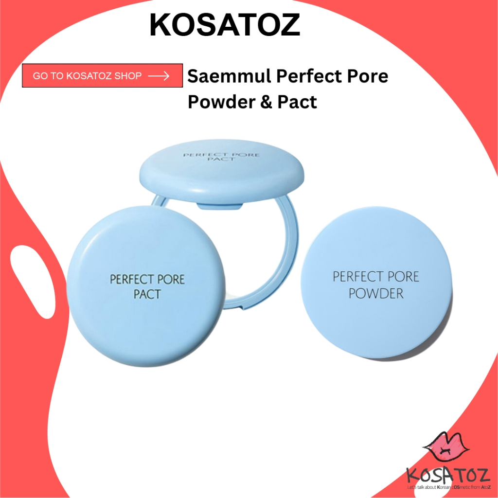 The Saem Saemmul Perfect Pore Blur Powder 5g & Pact 12g - Ready Stock ...