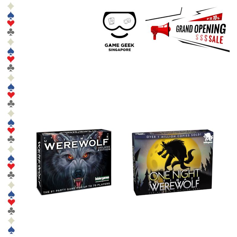 One Night Ultimate Werewolf Deluxe Edition Board Game (English Edition ...