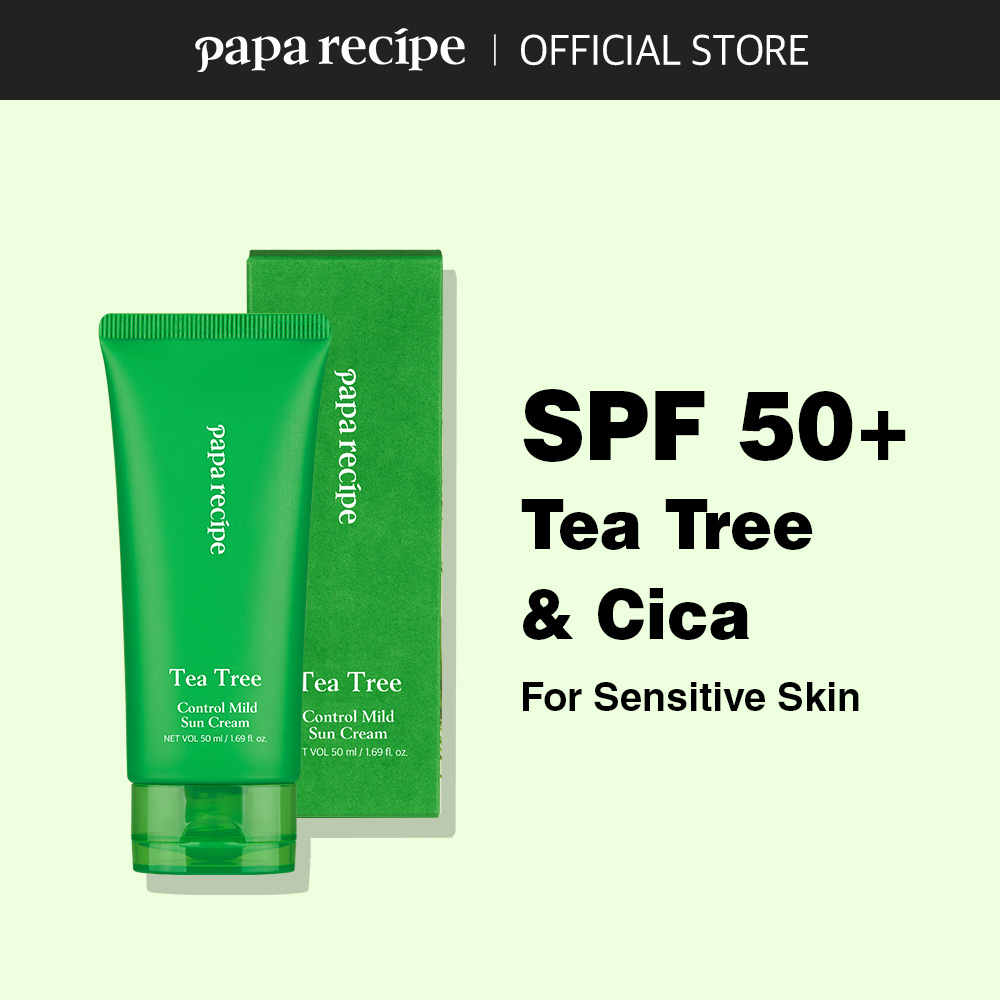 papa recipe Tea Tree Control Mild Sunscreen / Sun Cream (7ml / 50ml ...