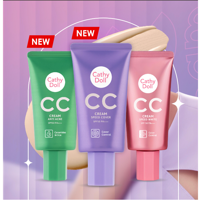Cathy Doll Speed White CC Cream SPF50+ PA+++50ml | Shopee Malaysia