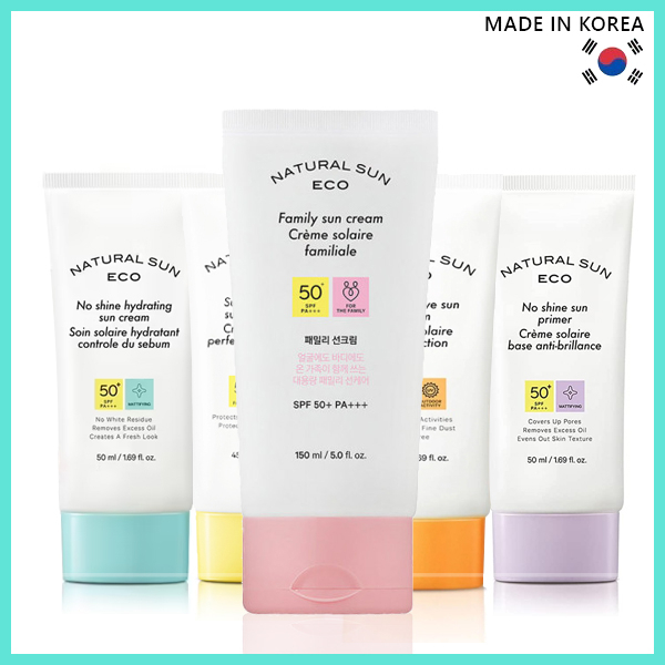 The Face Shop Natural Sun Eco Cream SPF 50+ PA+++ 50ml ★Shipping From ...