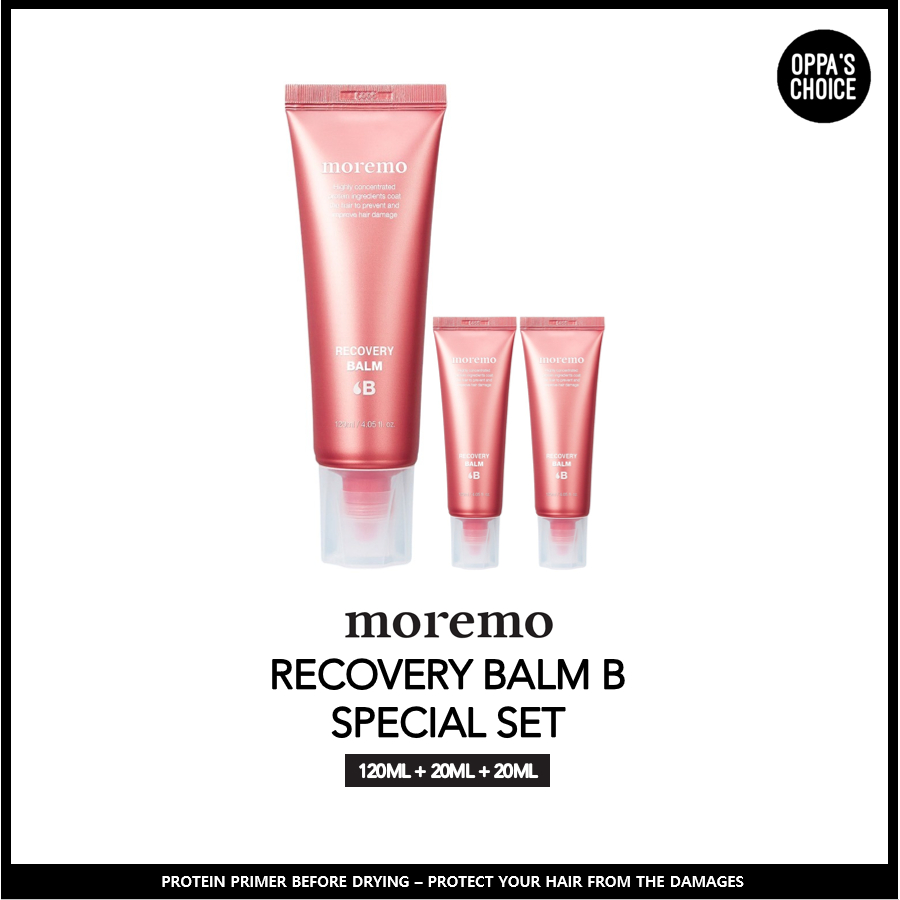 [READY TO SHIP] MOREMO HAIR RECOVERY BALM B 120ml+20ml+20ml | Shopee Malaysia