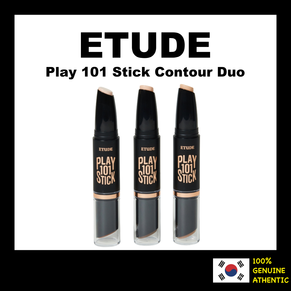 [ETUDE] Play 101 Stick Contour Duo 6g - Creamy Shading, Highlighter Duo ...