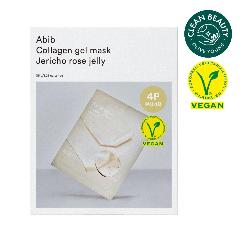 Abib Collagen Gel Mask Sheet Jericho Rose Jelly 4P | Shopee Malaysia
