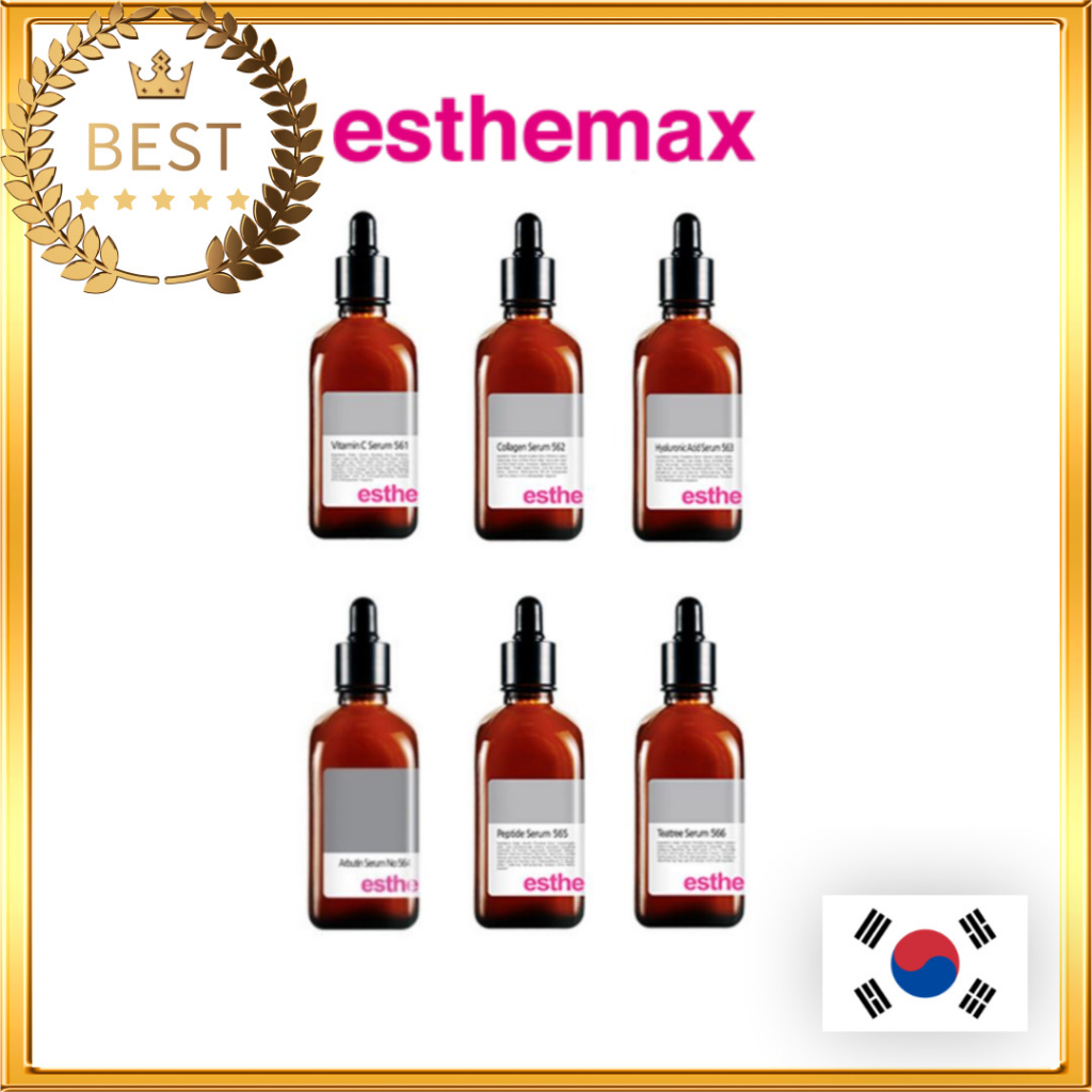 [Esthemax / Esthepro] Serum 100ml Series│Vitamin C Collagen Hyaluronic Acid Arbutin Peptide Tea ...
