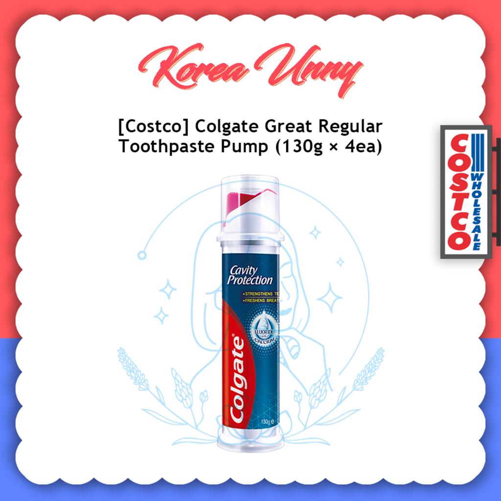[Costco] Colgate Great Regular Toothpaste Pump 130gx4 | Shopee Malaysia