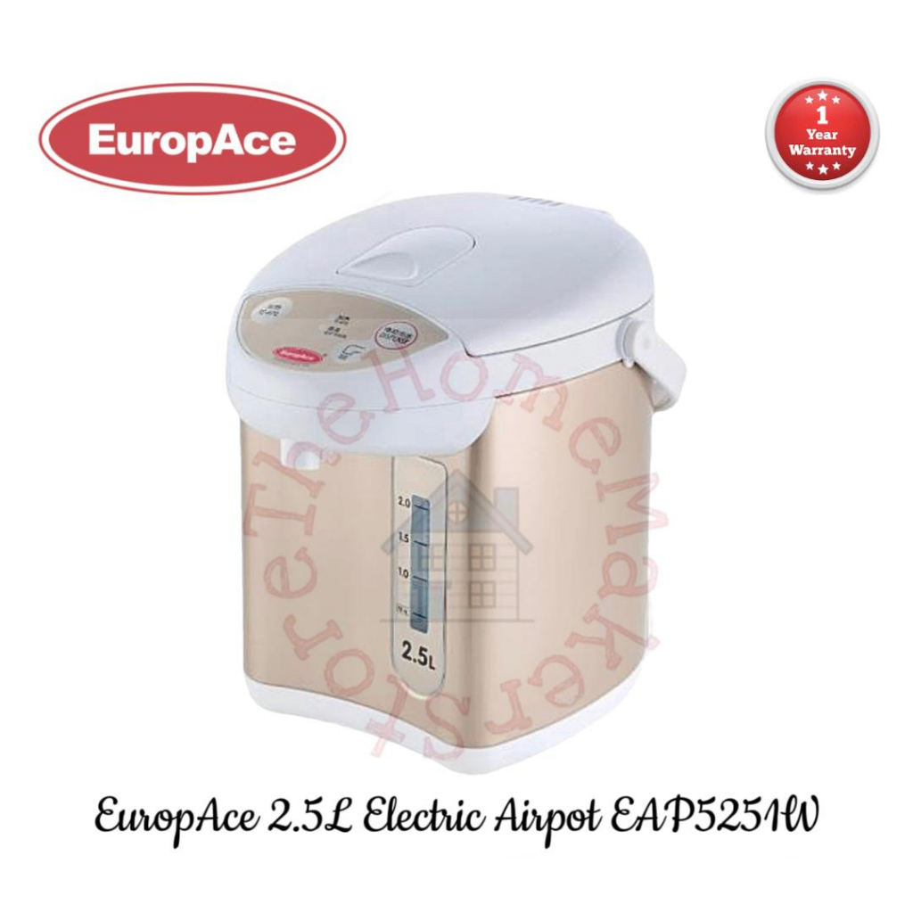 Europace 2.5L Electric Airpot EAP5251W | EAP 5251W (1 Year Warranty) | Shopee Malaysia