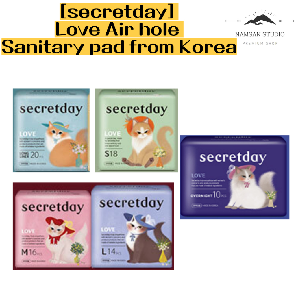 [secretday] Love Air hole Sanitary pad from Korea | Shopee Malaysia