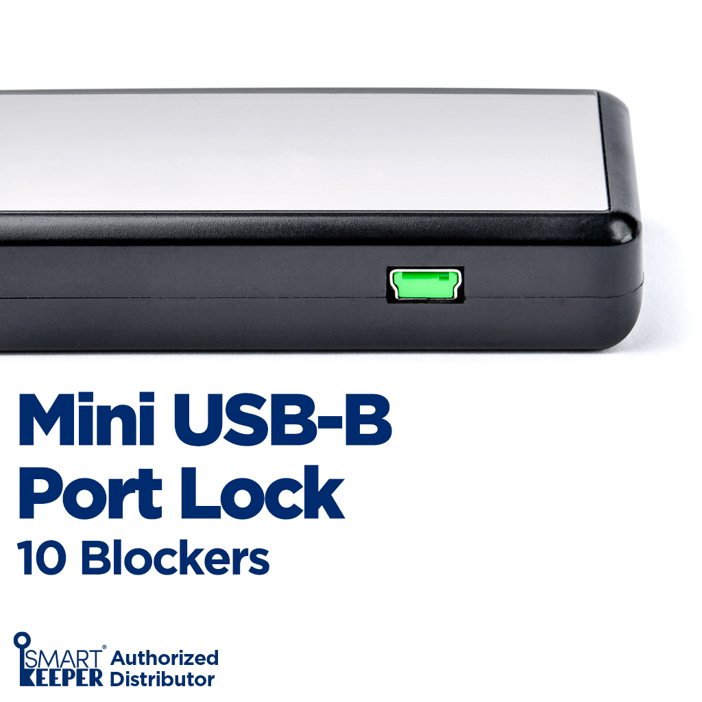 Mini USB-B Port Lock 10 | USB Type B port blocker 10ea pack | Shopee ...