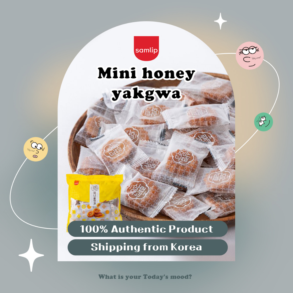 [Samlip] (10+1) Mini honey yakgwa | Korean traditional sweet cake from ...