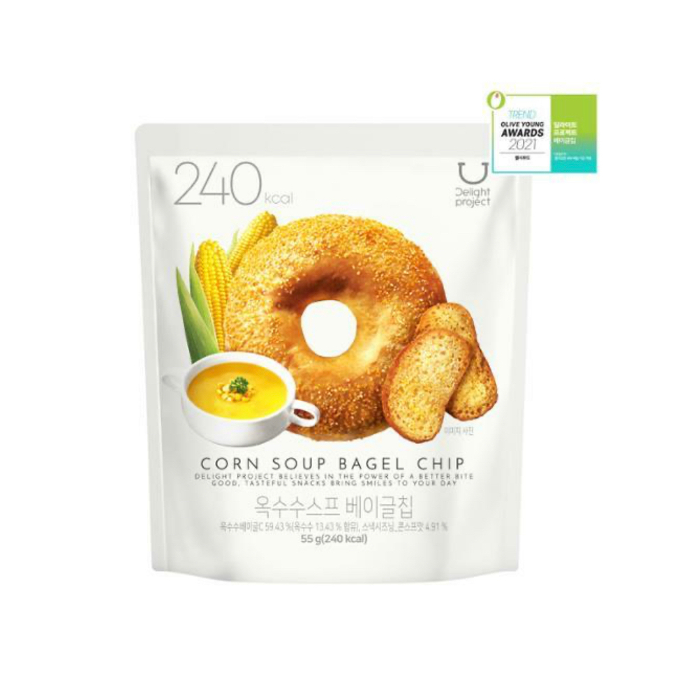 [Olive Young] Korean Snacks Bagel Chips 60g 6 flavors Honey Butter ...